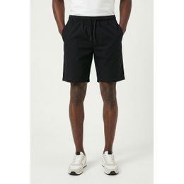 Jack & Jones JACK & JONES Herren Shorts "JPSTJAIDEN DREW JOGGER SHORTS REG", schwarz, Gr. S, unifarben, Web, Obermaterial: 100% Baumwolle, Hosen, Baumwolle,