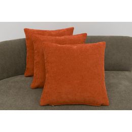 Dekokissen OTTO HOME, B:40cm H:40cm, orange, Polyester, Kinderzimmer, Dekokissen_Sitzkissen_Kissenh&uuml;llen, "Lolland", Dekokissen mit F&uuml;llung,