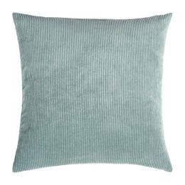 Dekokissen Pad, B:50cm L:50cm, gr&uuml;n, Polyacryl, Polyester, Dekokissen_Sitzkissen_Kissenh&uuml;llen, "CASUAL", Feines Cord-Design, gro&szlig;e Farbvielfalt, in