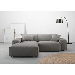 Home Affaire Ecksofa &raquo;Glimminge L-Form auch in Breitcord, Feincord + Easy care-Bezug,&laquo; Breite 234, Zierkissen grau 100% Polyester B/H/T: 234cm x 71cm 
