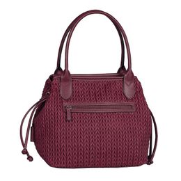 Gabor Damen Shopper &raquo;Granada Quilt&laquo; Damen Schultertasche mit doppeltem Tragegriff rot B/H/T: 42,5cm x 28cm x 18cm