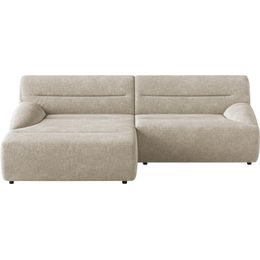 Sit & More Ecksofa SIT & MORE, B:260cm H:80cm T:162cm, beige, 100% Polyester, Wohnzimmer, Sofas, "Scrabble", Modernes Design in verschiedenen Stoffarten