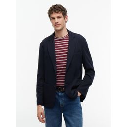 Tommy Hilfiger Herren Sakko "NY KNITTED", blau, Gr. 54, Web, Obermaterial: 71% Baumwolle, 29% Polyester. Futter: 53% Viskose, 47% Polyester, Sakkos