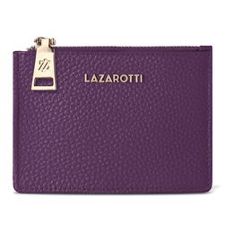 LAZAROTTI Damen Kartenetui "Bologna Leather Schl&uuml;sseletui Cardholder RFID Leder 11,5", lila, Leder, Kleinlederwaren