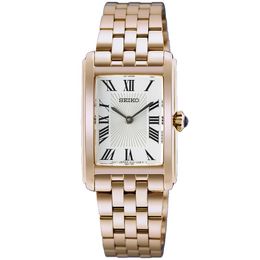 Seiko Damen Quarzuhr Armbanduhr, Damenuhr, Edelstahlarmband, analog Einheitsgr&ouml;&szlig;e