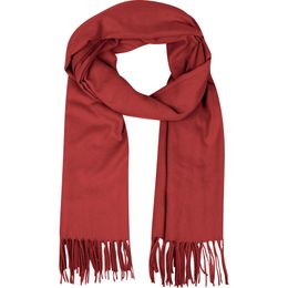 Damen Modeschal, rot, Capelli New York, Obermaterial: 100% Polyester, Modet&uuml;cher