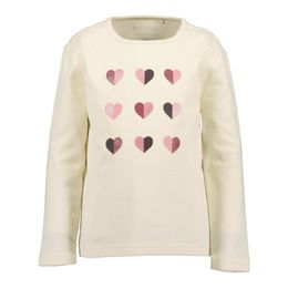 Blue Seven M&auml;dchen Langarmshirt, beige, Gr. 116, bedruckt, unifarben, Single Jersey, Obermaterial: 100% Baumwolle, Shirts, Baumwolle