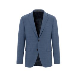 Benvenuto. Herren Anzugsakko "SALVI", blau, Gr. 54, meliert, Obermaterial: 53% Polyester PES. 43% Wolle WO. 4% Elasthan EL. Futter: 100% Polyester