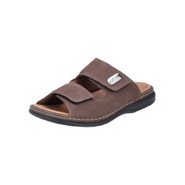 Rieker Herren Sandale "Sandale", Gr. 43, braun, Obermaterial: 50% Rindsleder Leather cow. 50% Lammleder LEL., Schuhe