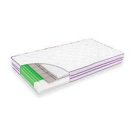 Tr&auml;umeland TR&Auml;UMELAND Kinder Kindermatratze "Airkiss", wei&szlig;, Gr. 1, Bezug (oben): 62% Polyester, 38% Lyocell (TENCEL ). Bezug (unten): 62% Polyester, 38%