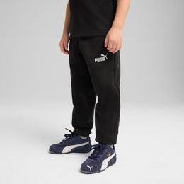 Puma Jungen Trainingshose "ESS SMALL NO1 LOGO SWEATPANTS FL PS", schwarz, Gr. 122, unifarben, Fleece, Obermaterial: 66% Baumwolle, 34% Polyester,