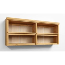 OTTO home Wandregal &raquo;Soeren&laquo; B/T/H: 158/29/67 cm, aus massiver Kiefer, 4 offene F&auml;cher, FSC -zertifiziert Massivholz B/H/T: 158cm x 67cm x 29cm