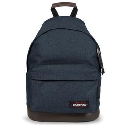 Eastpak Damen Freizeitrucksack &raquo;WYOMING Triple Denim&laquo; Freizeitrucksack, Schulrucksack mit Lederboden B/H/T: 30cm x 40cm x 18cm