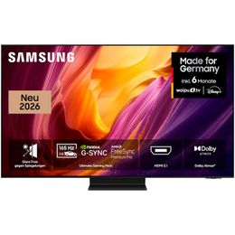 Samsung OLED-Fernseher &raquo;GQ77S95HFT&laquo; 195 cm/77 &prime;&prime; Smart-TV Antireflexion mit Glare Free, HDR pro, Ultimate Gaming Pack mit 165Hz schwarz Multidimensionales 