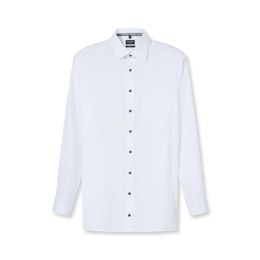 OLYMP Herren Businesshemd "OLYMP Luxor, Modern Fit, New Kent mit extra langem Arm", wei&szlig;, Gr. 48, 100% Baumwolle, Hemden