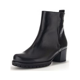 Gabor COMFORT Damen Stiefelette "Gabor Comfort Stiefelette Leder/Textil", Gr. 39, schwarz, Leder, Textil, Schuhe