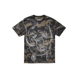 Brandit Herren T-Shirt "Brandit Herren Mot&ouml;rhead T-Shirt Warpig Print", gr&uuml;n, Gr. XL, bedruckt, 100% Baumwolle, Shirts