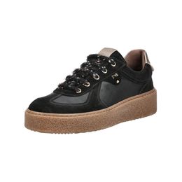 Nero Giardini Damen Sneaker "Nero Giardini Sneaker Leder", Gr. 38, schwarz, Leder, Schuhe