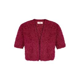 Vera Mont Damen Strickjacke "Damen mit Effektgarn", rot, Gr. XL, Strick, Obermaterial: 100% Polyester, Strickjacken