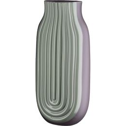 Gilde Tischvase &raquo;Vase Curve&laquo; gr&uuml;n Keramik B/H/T: 17cm x 37cm x 12cm