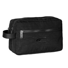 Camel Active Damen Kulturbeutel "Journey", schwarz, Nylon, aufgeraut, bestickt, clean, unifarben, Taschen, aus leichtem robusten Nylon, funktional