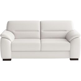 Sit & More 2-Sitzer SIT & MORE, B:166cm H:88cm T:90cm, wei&szlig;, Sofas, "Montego", mit Federkern