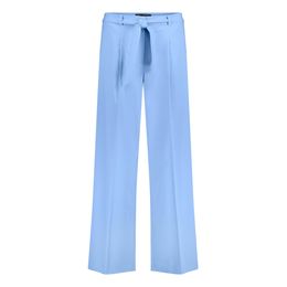 Betty Barclay Damen Stoffhose "Damen unifarben", blau, Gr. 38, Obermaterial: 86% Polyester, 14% Elasthan, Hosen