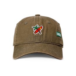 COASTAL Herren Snapback Cap "Coastal Dad Cap Palm Cross", braun, 100% Baumwolle, Caps