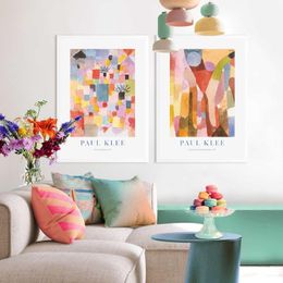 Reinders Kunstdruck &raquo;Paul Klee Colour Set&laquo; bunt MDF B/H/T: 50cm x 70cm x 2,2cm