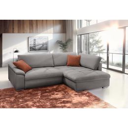 Ecksofa, B:268cm H:90cm T:178cm, beige, exxpo - SOFA FASHION, Wohnzimmer, Sofas, "Casa Grande inkl. Bettfunktion & Bettkasten, bequem", Breite 268cm,