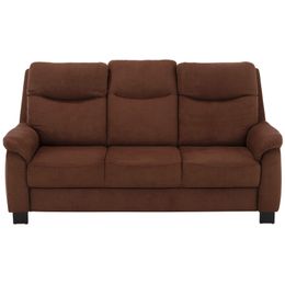 3-Sitzer OTTO HOME, B:193cm H:104cm T:96cm, braun, Struktur weich (90% Polyester / 10% Polyamid);Luxus-Microfaser (100% Polyester);Luxus-Microfaser