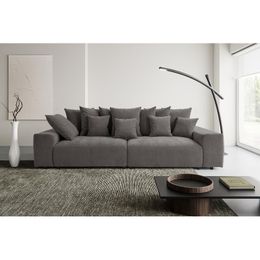 WERK2 Big-Sofa &raquo;Maxi 290 cm B modern und bequem&laquo; Struktur, XXL grau 100% Polyester B/H/T: 290cm x 78cm x 132cm, Struktur