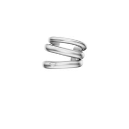Emporio Armani Damen Ohrklemme, Metall, silber, Metall, Ohrringe