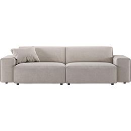 Home Affaire Big-Sofa &raquo;Glimminge auch in Breitcord, Feincord + Easy care-Bezug,&laquo; besondere Kedern&auml;hte Zierkissen beige 100% Polyester B/H/T: 254cm x 