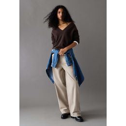 Pepe Jeans Damen Funktionshose "trousers LINDSEY", beige, Gr. XS, 98% Baumwolle, 2% Elasthan, Hosen