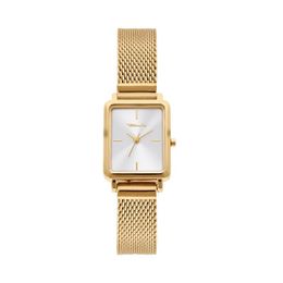 Tamaris Damen Quarzuhr Armbanduhr, Damenuhr, Edelstahlarmband, analog gold Einheitsgr&ouml;&szlig;e