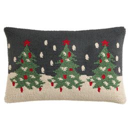 Tom Tailor HOME Dekokissen &raquo;Trees&laquo; aus Baumwolle gr&uuml;n Obermaterial: 100% Polyester B/L: 50cm x 30cm, 1 Stk.
