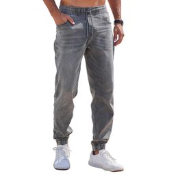 John Devin Herren Jogger Pants "Jogg Pants", grau, Gr. S, washed, Jeans, Obermaterial: 65% Baumwolle, 33% Polyester, 2% Elasthan, Hosen, Joggpants