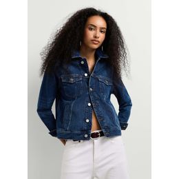 Pepe Jeans Damen Jeansjacke "denim jacket CRESCENT TRUCKER JACKET", blau, Gr. L, 100% Baumwolle, Jacken