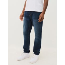 True Religion Herren Slim-fit-Jeans "ROCCO SN NO FLAP", blau, Gr. 30, Denim/Jeans, Obermaterial: 98% Baumwolle, 2% Elasthan, Jeans, Baumwollmischung,