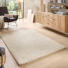 Orientteppich Theko, B:200cm H:24mm L:250cm, beige, Schurwolle, Teppiche, "Atlas Nomad Uni, handgekn&uuml;pft", echter Berber aus Marokko, reine Wolle,