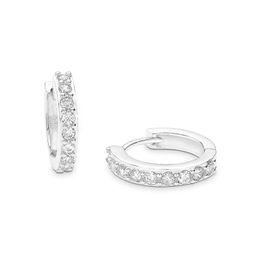 Amor Damen Paar Creolen &raquo;9059249&laquo; mit Zirkonia (synth.) silber Silber 925 (Sterlingsilber)