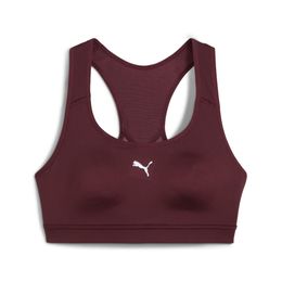 Puma Damen Sport-BH "4KEEPS RUN BH Damen", Gr. XS, rot, Obermaterial: 77% Polyester, 23% Elasthan. Futter: 6% Elasthan, 94% Polyester. R&uuml;ckenteil: