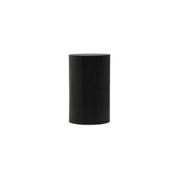 Beistelltisch Ablagetisch, MDF, rund, kompakt, urban, schlicht schwarz B/H/T: 31cm x 50cm x 31cm
