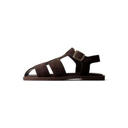L37 Handmade Shoes Slipper 'BREATH OF SUMMER' Damen Gr&ouml;&szlig;e 39 dunkelbraun Sommerschuhe