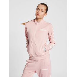Hummel Sweatjacke Damen Gr&ouml;&szlig;e XL rosa / wei&szlig;