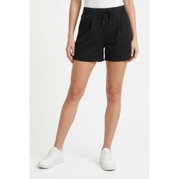 Only CARMAKOMA Damen Bermudas "CARGOLDTRASH LIFE EASY SHORTS"schwarz, Gr. 46, unifarben, Jersey, Obermaterial: 63% Viskose, 32% Nylon, 5% Elasthan,