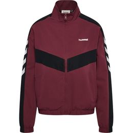 Hummel Training Jacket 'ARCHIVE' female size M Wine red / Black / White