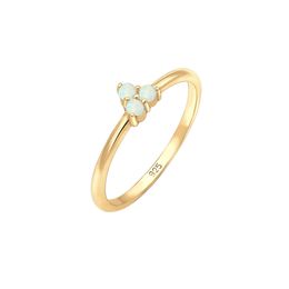 Elli Ring 'Opal' Damen Gr&ouml;&szlig;e 54 opal / gold