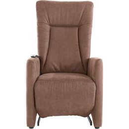 Sit & More sit&more TV-Sessel &raquo;Melissa&laquo; wahlweise elektrisch oder manuell verstellbar, optional Aufstehhilfe braun 100% Polyester Flachgewebe, elektrisch 